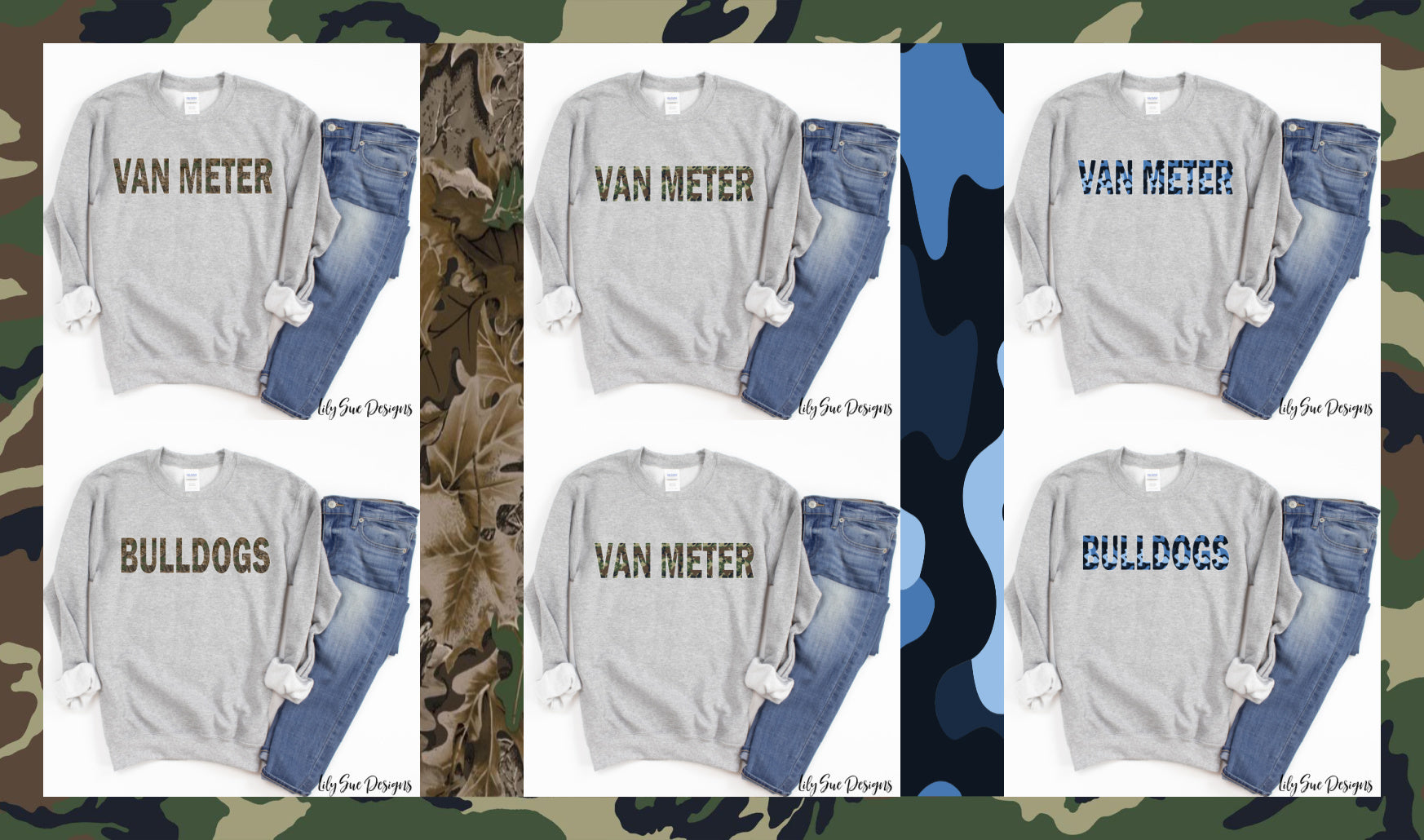 Camo Collection – Lily Sue Designs
